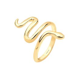 Elli Ring 'Schlange' Damen Gr&ouml;&szlig;e 54 gold