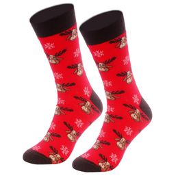 La Bortini Socken Damen Gr&ouml;&szlig;e 43/46 rot