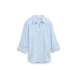 Tom Tailor Bluse Damen Gr&ouml;&szlig;e S hellblau / silber