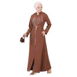 Modamihram Shirt Dress female Brown size 48