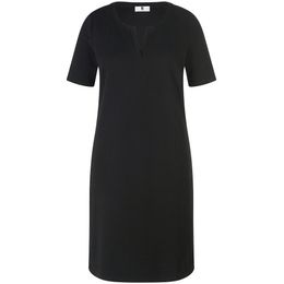 Anna Aura - Jersey-Kleid, schwarz, Gr. 52 / XXL - Baumwolle