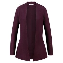 Peter Hahn - Strickjacke aus 100% SUPIMA -Baumwolle, lila, Gr. 38 / S - Baumwolle