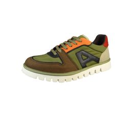 art Sneaker Herren Gr&ouml;&szlig;e 43 braun / gr&uuml;n / orange / schwarz