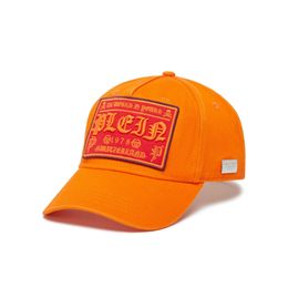 Philipp Plein Cap 'Gothic Plein' Damen Gr&ouml;&szlig;e 55/60 orange