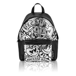 Philipp Plein Rucksack 'Smile' Herren Gr&ouml;&szlig;e One Size schwarz / silber