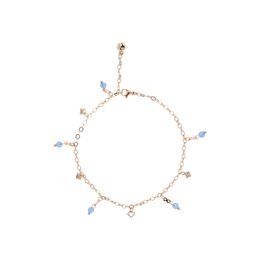 Gaya Fu&szlig;schmuck Damen Gr&ouml;&szlig;e One Size blau / rosegold