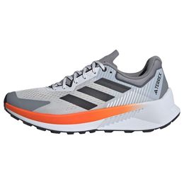 adidas terrex Laufschuh 'Soulstride Flow' Herren Gr&ouml;&szlig;e 43/43.5 hellblau / grau / orange / schwarz