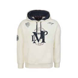 La Martina Pullover 'MBF309' Herren Gr&ouml;&szlig;e S creme / schwarz