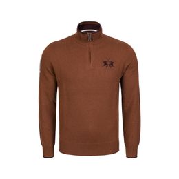 La Martina Pullover 'MBS314' Herren Gr&ouml;&szlig;e M orange