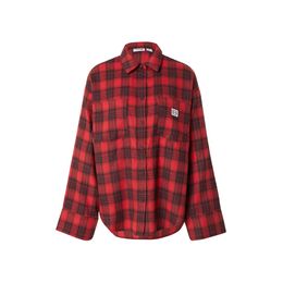 Noisy may Bluse Damen Gr&ouml;&szlig;e S knallrot / schwarz