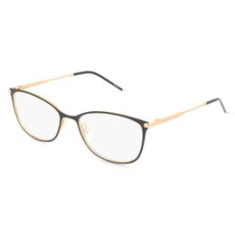 Tommy Hilfiger TH1637 Brille Damen | Fassung: Vollrand, Eckig, Schwarz Gold