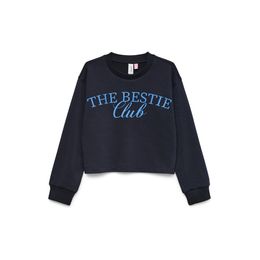 Vero Moda Girl Sweatshirt 'VMLINSEY' M&auml;dchen Gr&ouml;&szlig;e 158/164 blau / navy