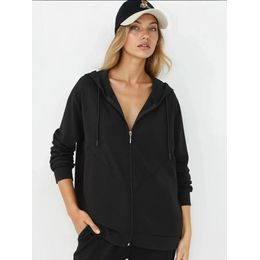 Hiccup Sweatjacke Damen Gr&ouml;&szlig;e XXS schwarz