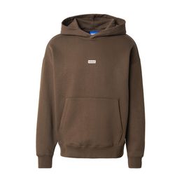 Hugo Sweatshirt 'Nazardo' Herren Gr&ouml;&szlig;e XL braun / wei&szlig;