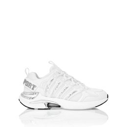 Plein Sport Sneaker Herren Gr&ouml;&szlig;e 41 silber / wei&szlig;