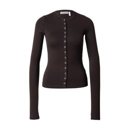 WEEKDAY Shirt 'Mia' Damen Gr&ouml;&szlig;e S dunkelbraun