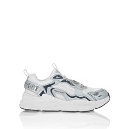 Plein Sport Sneaker Herren Gr&ouml;&szlig;e 44 silber / wei&szlig;