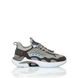 Plein Sport Sneaker 'Air Pressure //Gen.x.4' Herren Gr&ouml;&szlig;e 45 kitt / hellblau / dunkelbraun