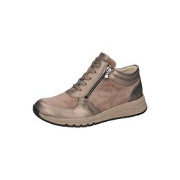 WALDL&Auml;UFER High-Top Sneakers female size 40.5 Camel / Bronze