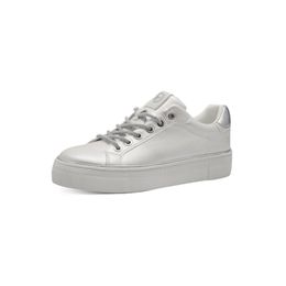 Tamaris Sneaker Damen Gr&ouml;&szlig;e 39 silber / perlwei&szlig;