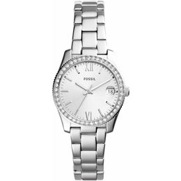 Fossil Quarzuhr 'Scarlette' Damen Gr&ouml;&szlig;e One Size silber