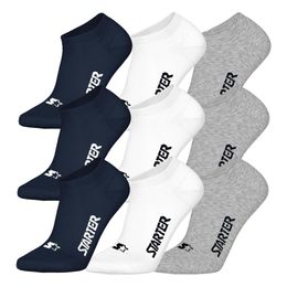 starters Starter Socken Damen Gr&ouml;&szlig;e 43/46 dunkelblau / grau / wei&szlig;