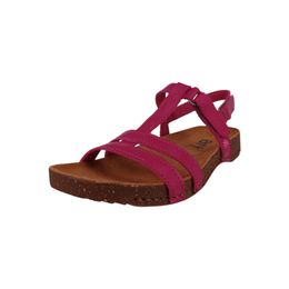 art Strap Sandals 'I Breathe' female size 38 Berry
