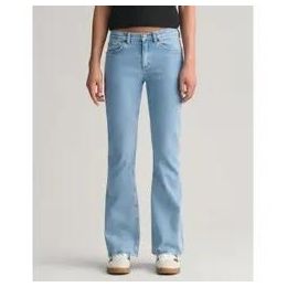 Gant f&uuml;r M&auml;dchen. 610032 Bootcut-Jeans Teen blau (13a&ntilde;os= 158cm), L&auml;ssig, Baumwolle, Denim, Kinderbekleidung