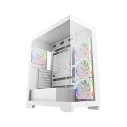 DEEPCOOL CG580 4F V2 WH, Tower-Geh&auml;use wei&szlig;, Tempered Glass x 2
