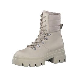 Tamaris Schn&uuml;rstiefelette Damen Gr&ouml;&szlig;e 39 hellgrau Winterschuhe
