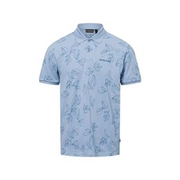 Napapijri Poloshirt 'E-Brolio' Herren Gr&ouml;&szlig;e XXL saphir / hellblau