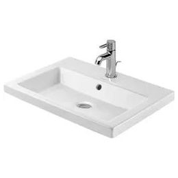 Duravit Einbauwaschtisch 2nd floor 60cm, 0347600000, Farbe: Wei&szlig;