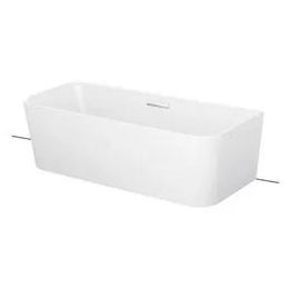 BetteArt I Badewanne halb freistehend, 2-Sitzer, 1805x800x420mm, 3480-000CWVHK,AS, Farbe: Wei&szlig; mit Antirutsch Sense