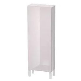 Duravit L-Cube Halbhochschrank, Breite 500mm, Tiefe 243mm, 1 T&uuml;r, Anschlag rechts, LC1169R2727, Farbe: Wei&szlig;er Flieder Hochglanz Lack