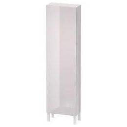 Duravit L-Cube Hochschrank, Breite 500mm, Tiefe 243mm, 1 T&uuml;r, Anschlag links, LC1171L2727, Farbe: Wei&szlig;er Flieder Hochglanz Lack