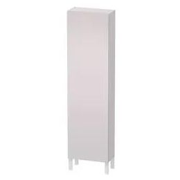 Duravit L-Cube Hochschrank, Breite 500mm, Tiefe 243mm, 1 T&uuml;r, Anschlag rechts, LC1171R8787, Farbe: Wei&szlig;er Flieder Seidenmatt Lack