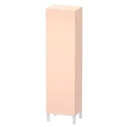 Duravit L-Cube Hochschrank, Breite 500mm, Tiefe 363mm, 1 T&uuml;r, Anschlag rechts, LC1181R2020, Farbe: Apricot Pearl Seidenmatt Lack