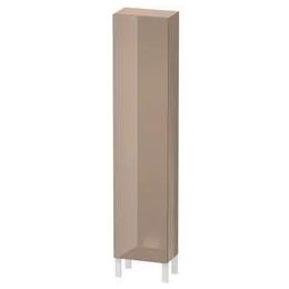 Duravit L-Cube Hochschrank, Breite 400mm, Tiefe 243mm 1 T&uuml;r, Anschlag rechts, LC1170R8686, Farbe: Cappuccino Hochglanz Lack
