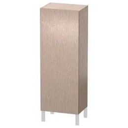 Duravit L-Cube Halbhochschrank, Breite 500mm, Tiefe 363mm, 1 T&uuml;r, Anschlag links, LC1179L1111, Farbe: Eiche Kaschmir Echtholzfurnier