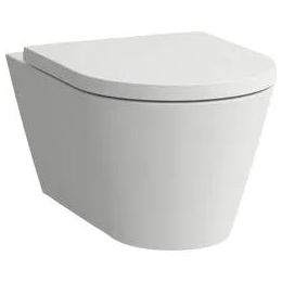 Laufen Kartell Wand-WC, Tiefsp&uuml;ler, sp&uuml;lrandlos, 545x370x355mm, H8203377570001, Farbe: Snow (wei&szlig; matt)