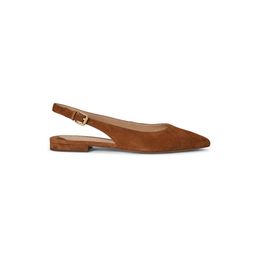Lauren by Ralph Lauren Lauren Ralph Lauren Riemchenballerina 'LONDYN' Damen Gr&ouml;&szlig;e 36.5 hellbraun