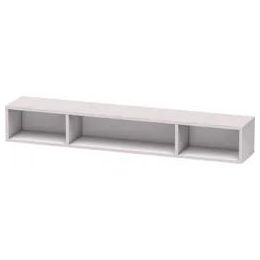 Duravit L-Cube Regalelement, Breite 800mm, Tiefe 140mm, horizontal, 3 F&auml;cher, LC120002727, Farbe: Wei&szlig;er Flieder Hochglanz Lack