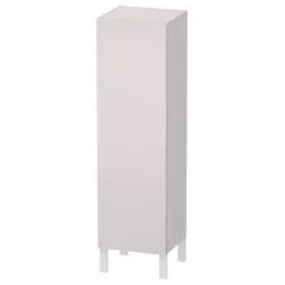 Duravit L-Cube Halbhochschrank, Breite 400mm, Tiefe 363mm, 1 T&uuml;r, Anschlag links, LC1178L8787, Farbe: Wei&szlig;er Flieder Seidenmatt Lack