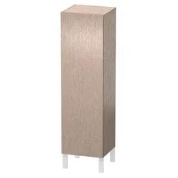 Duravit L-Cube Halbhochschrank Breite 400mm, Tiefe 363mm, 1 T&uuml;r, Anschlag rechts, LC1178R1111, Farbe: Eiche Kaschmir Echtholzfurnier