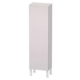 Duravit L-Cube Halbhochschrank Breite 400mm, Tiefe 243mm, 1 T&uuml;r, Anschlag rechts, LC1168R8787, Farbe: Wei&szlig;er Flieder Seidenmatt Lack