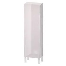 Duravit L-Cube Halbhochschrank Breite 400mm, Tiefe 243mm, 1 T&uuml;r, Anschlag rechts, LC1168R2727, Farbe: Wei&szlig;er Flieder Hochglanz Lack
