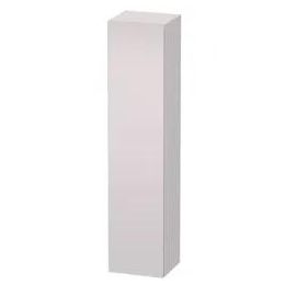 Duravit L-Cube Hochschrank, Breite 400mm, Tiefe 363mm, 1 T&uuml;r, Anschlag rechts, LC1180R8787, Farbe: Wei&szlig;er Flieder Seidenmatt Lack