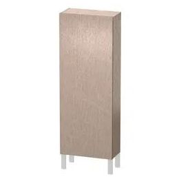 Duravit L-Cube Halbhochschrank, Breite 500mm, Tiefe 243mm, 1 T&uuml;r, Anschlag rechts, LC1169R1111, Farbe: Eiche Kaschmir Echtholzfurnier