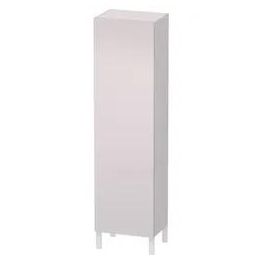 Duravit L-Cube Hochschrank, Breite 500mm, Tiefe 363mm, 1 T&uuml;r, Anschlag rechts, LC1181R8787, Farbe: Wei&szlig;er Flieder Seidenmatt Lack