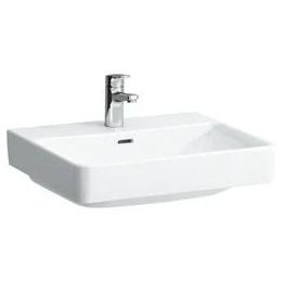 Laufen PRO S Waschtisch, 1 Hahnloch, mit &Uuml;berlauf, 550x465mm, H8109624001041, Farbe: Wei&szlig; mit LCC